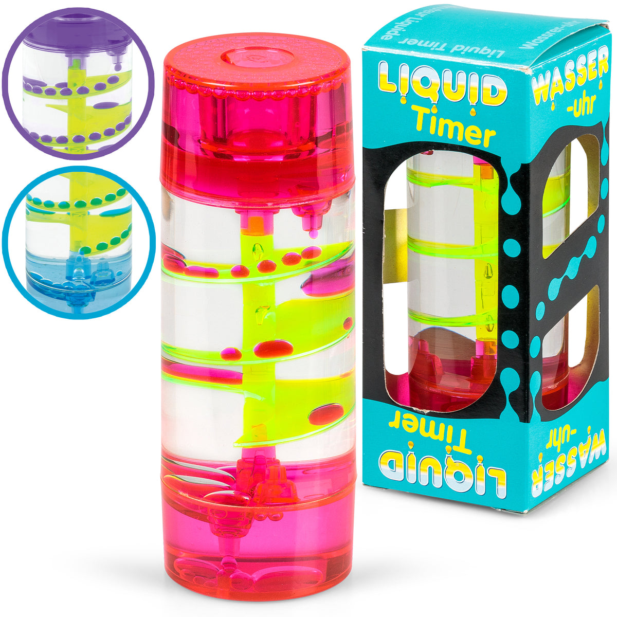 FLIP N FLOW LIQUID TIMER DESKTOY – One For Fun