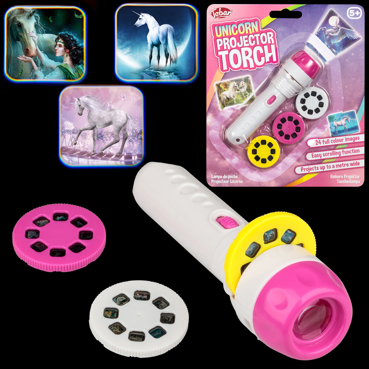 UNICORN PROJECTOR TORCH – One For Fun