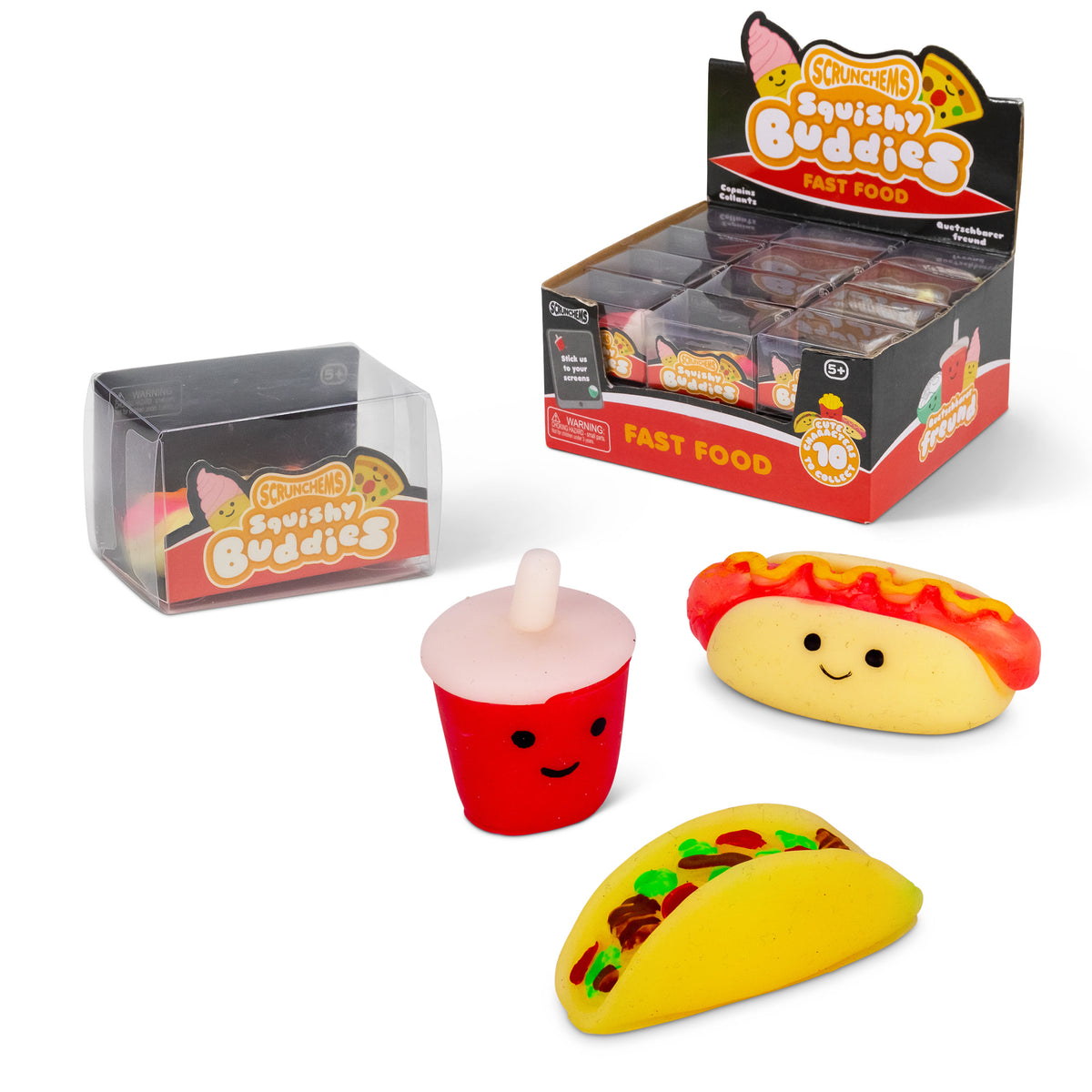 SCRUNCHEMS SQUISHY BUDDIES - FAST FOOD – One For Fun