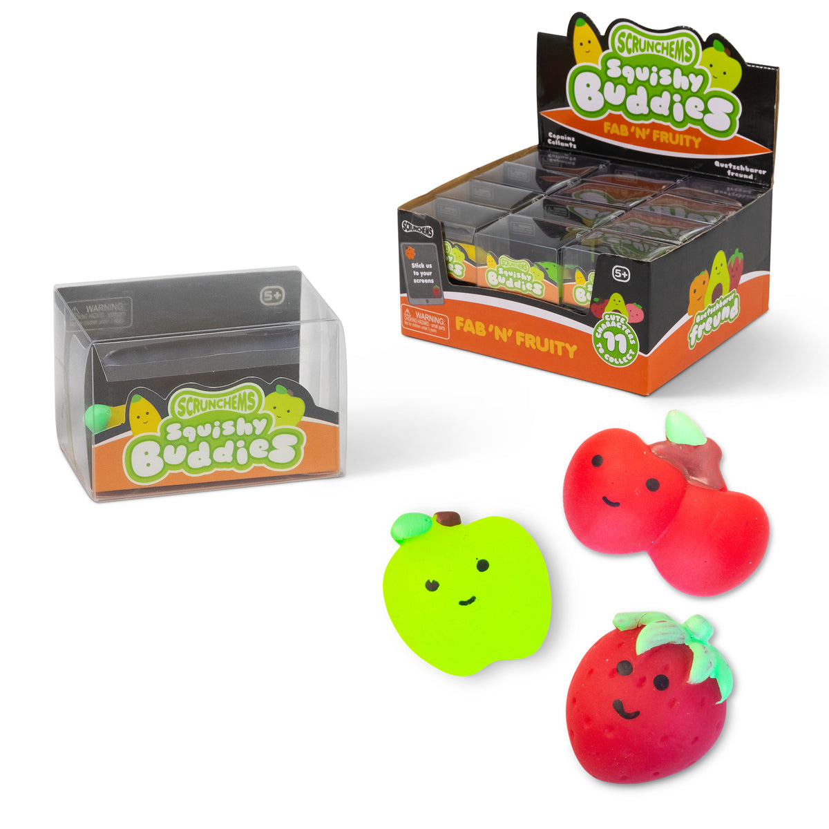 SCRUNCHEMS SQUISHY BUDDIES - FAB N FRUITY – One For Fun