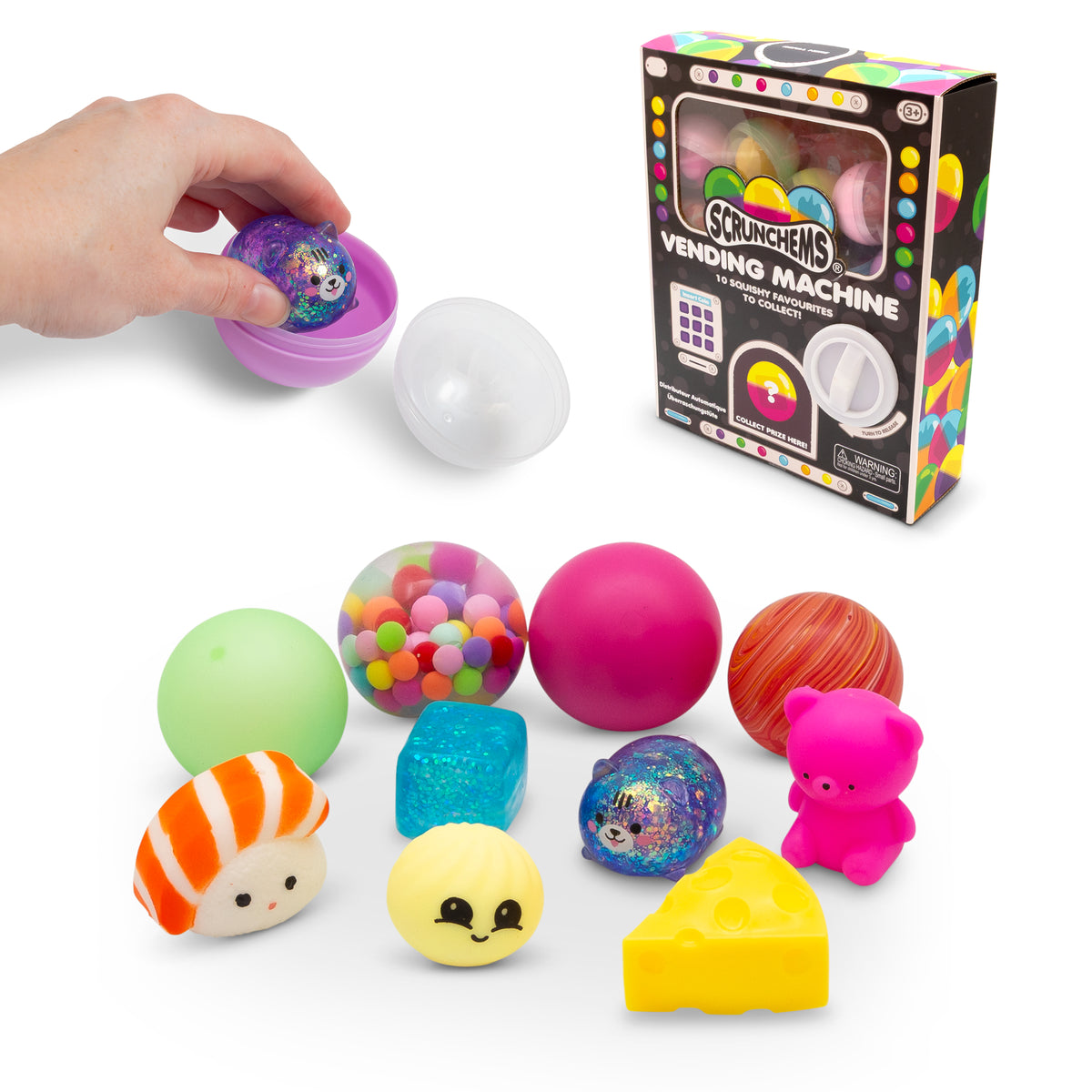 SCRUNCHEMS VENDING MACHINE (10PCS) – One For Fun