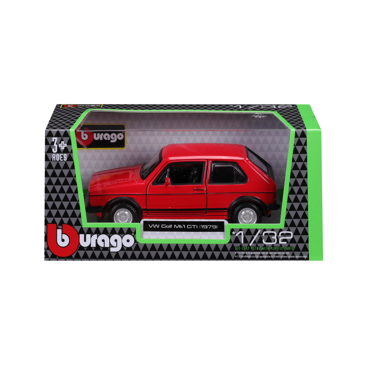 1:32 VW VOLKSWAGEN GOLF MK1 GTI 1979 WINDOW BOX – One For Fun