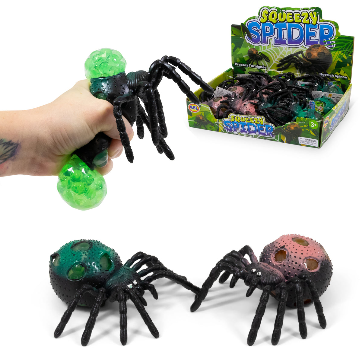 SQUISHY BEAD BALL SPIDER – One For Fun
