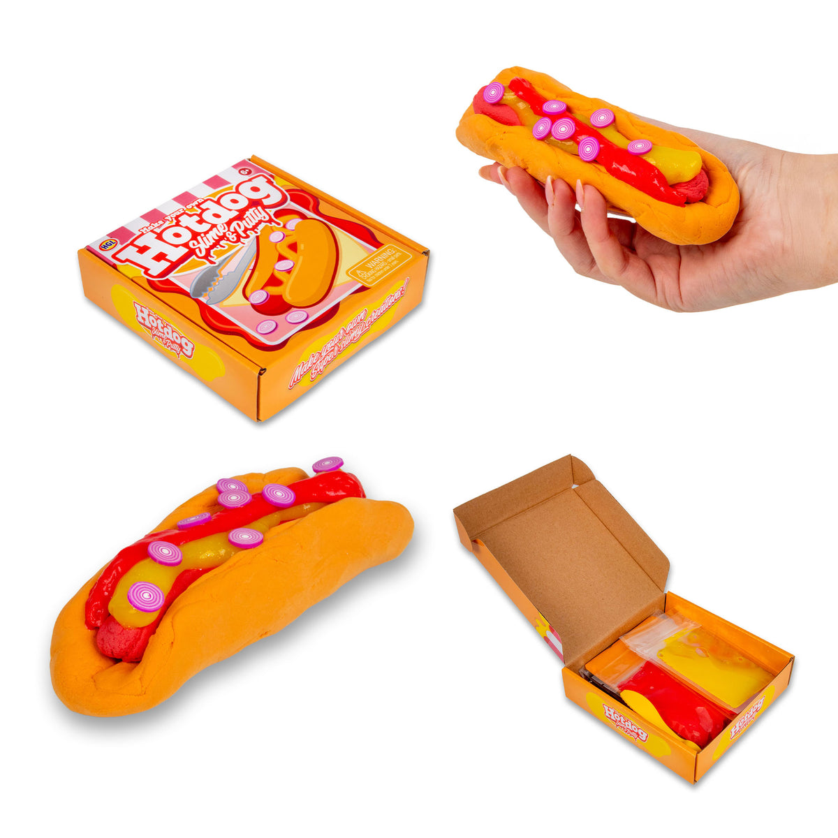 MAKE YOUR OWN HOT DOG SLIME & PUTTY – One For Fun